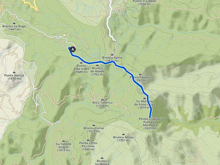 Punta La Marmora | Wanderung | Komoot